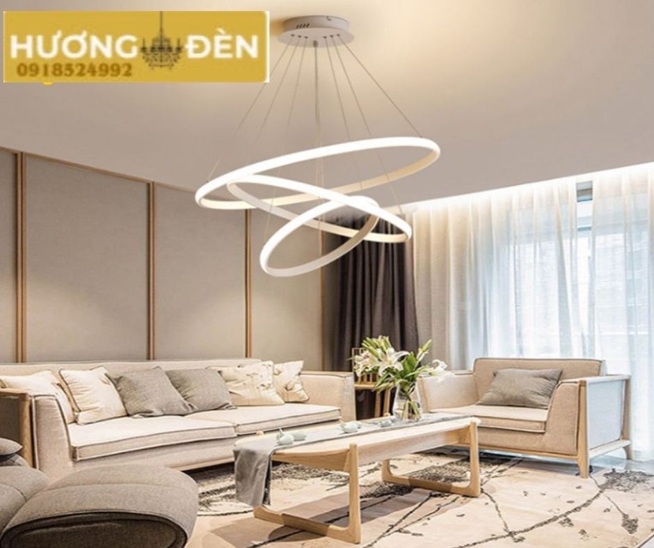 Đèn Thả 3 Vòng Trắng DD005-357 - Hương Đèn - Thế giới đèn trang trí nội ...